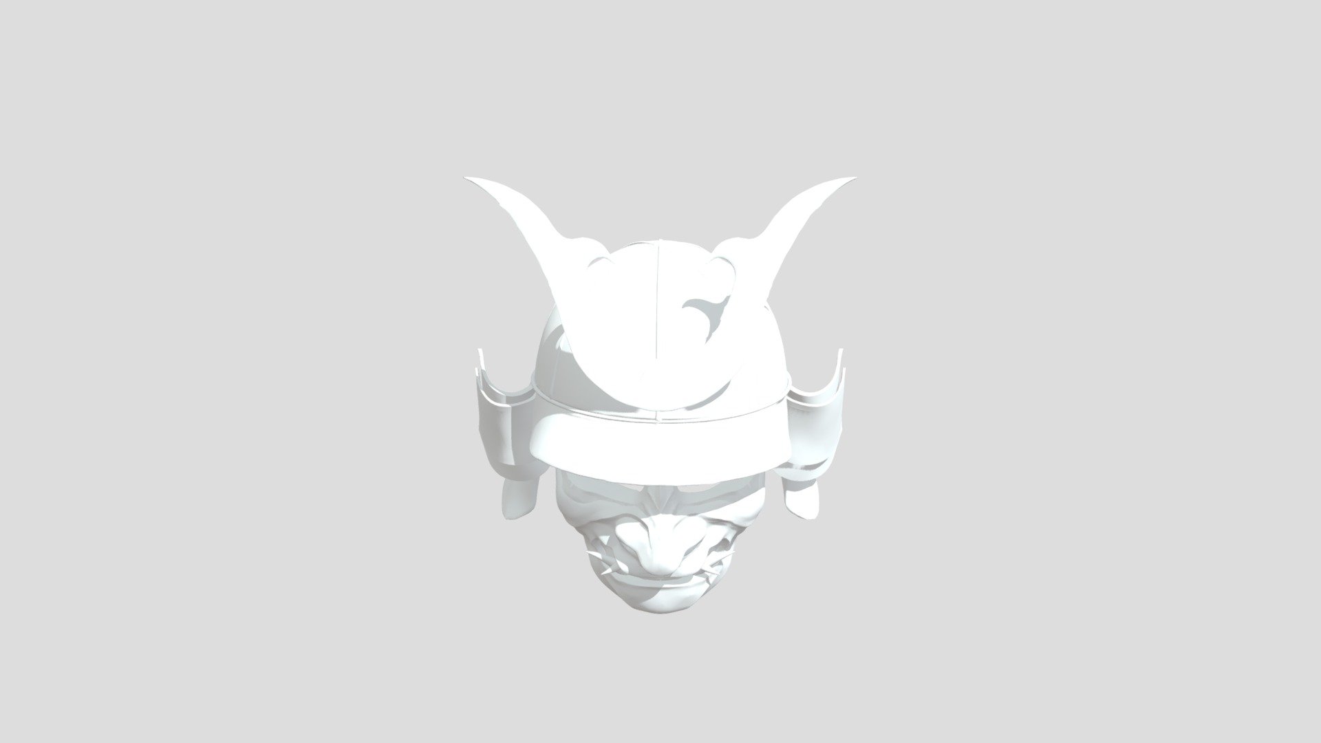 samurai helmet base mesh procreate ready - 3D model by Dale Arts ...