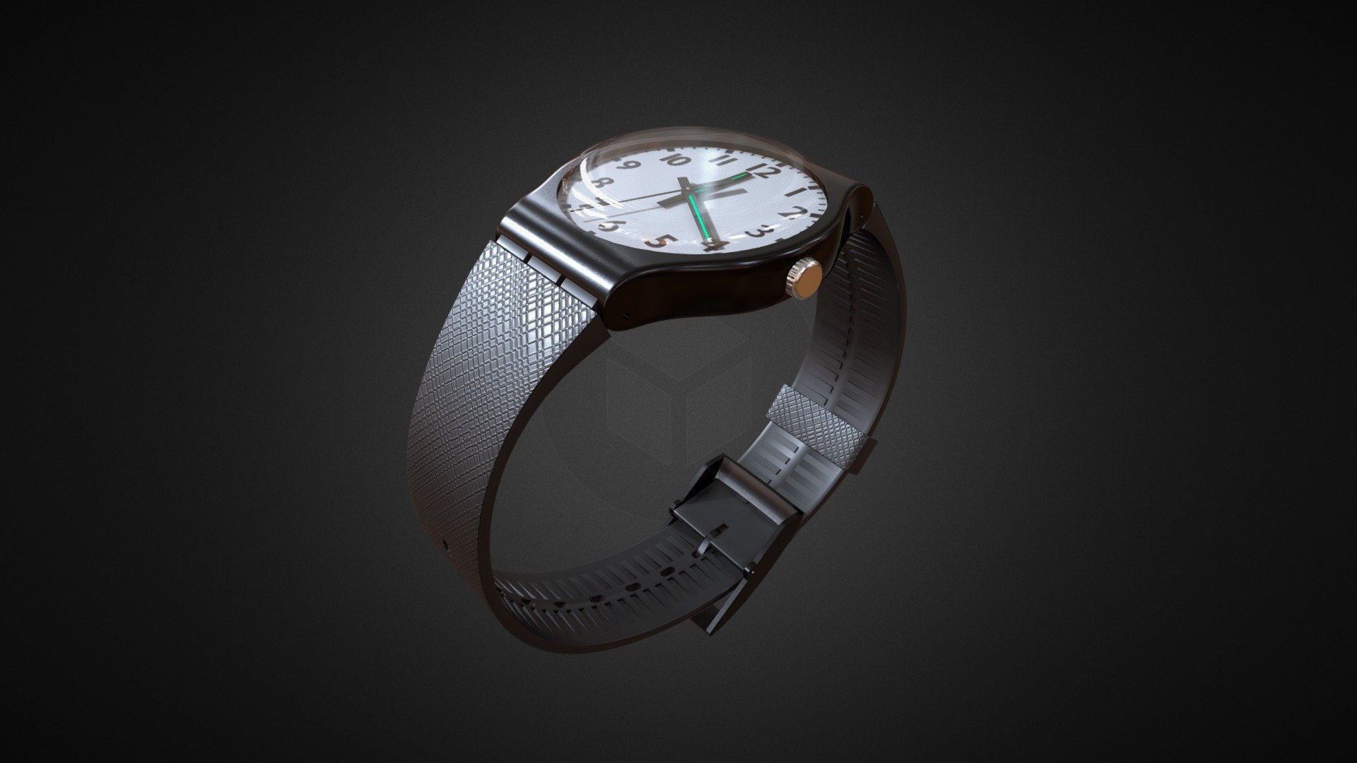 Wrist watch - 3D model by xjm0813 [3e37cc6] - Sketchfab