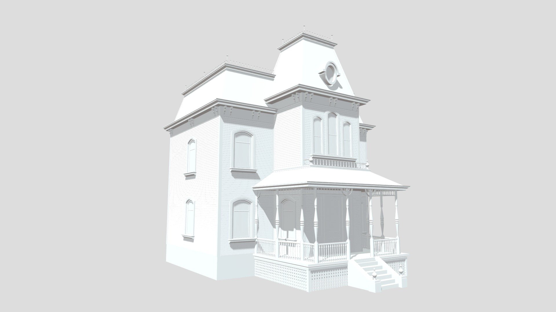 Mansion Bates Motel Psicose - Download Free 3D model by Lucca Moleta ...