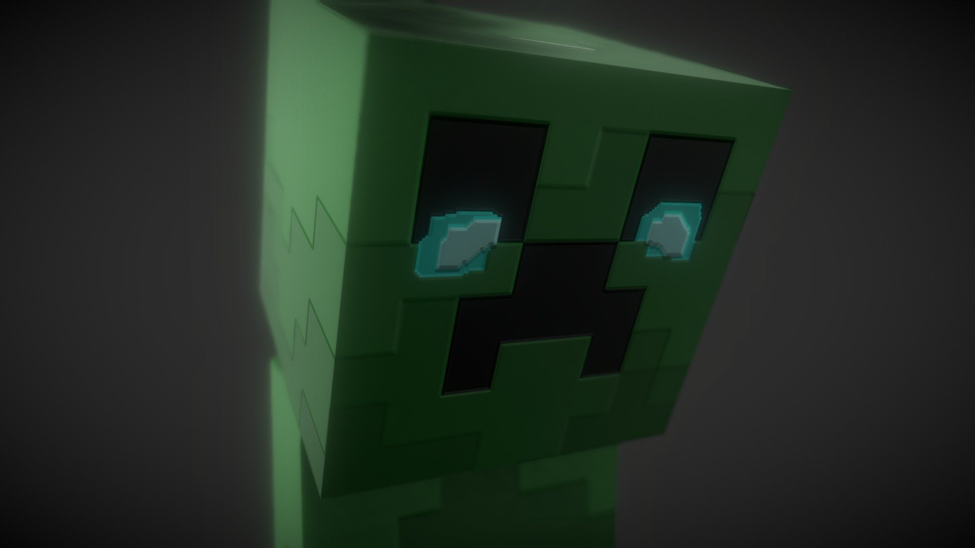 Tripped Minecraft Creeper - Download Free 3D model by Faertoon [3e39e55 ...