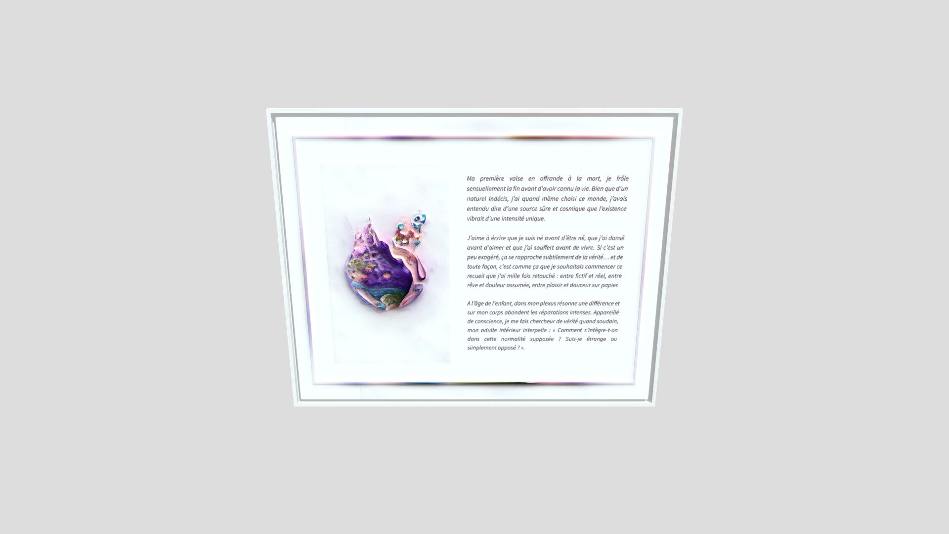 le_meta_poete - VR framed poem - 3D model by Lester paints the world ...