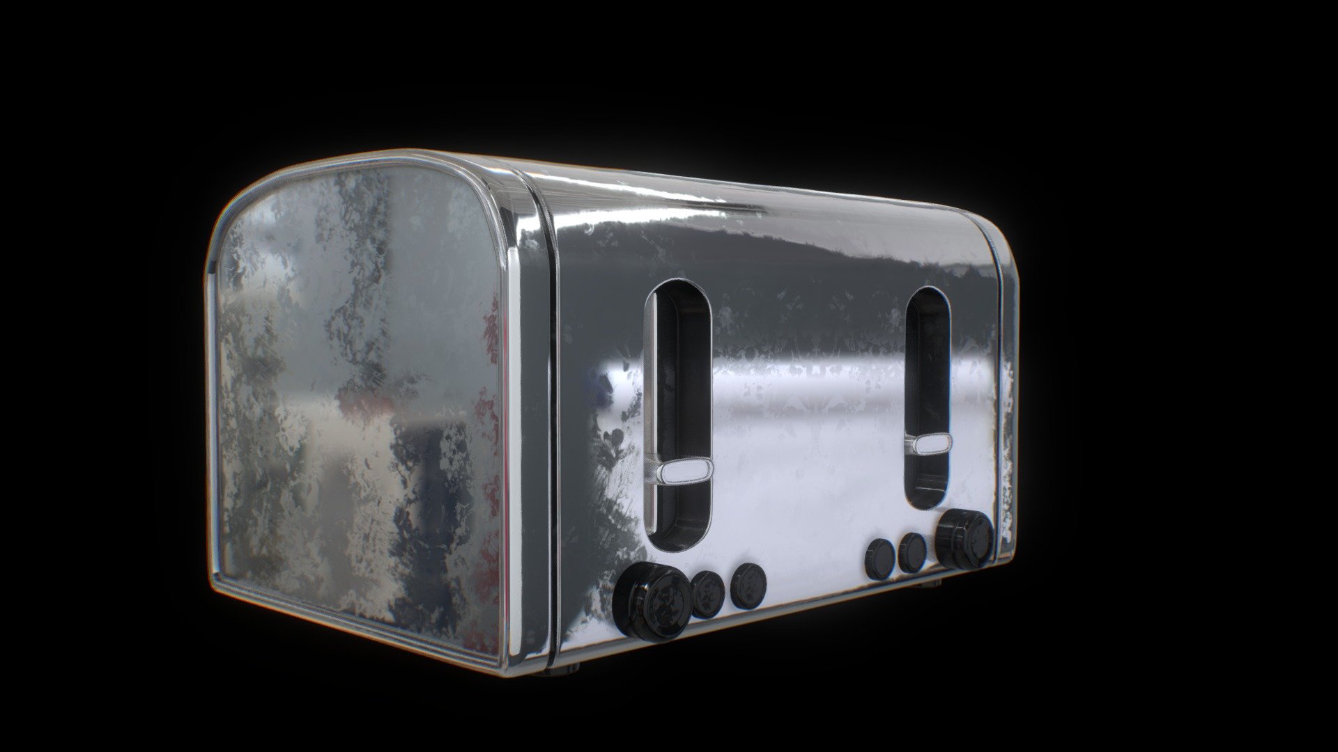 Chrome Toaster - 3D model by simonrcodrington [3e3c972] - Sketchfab