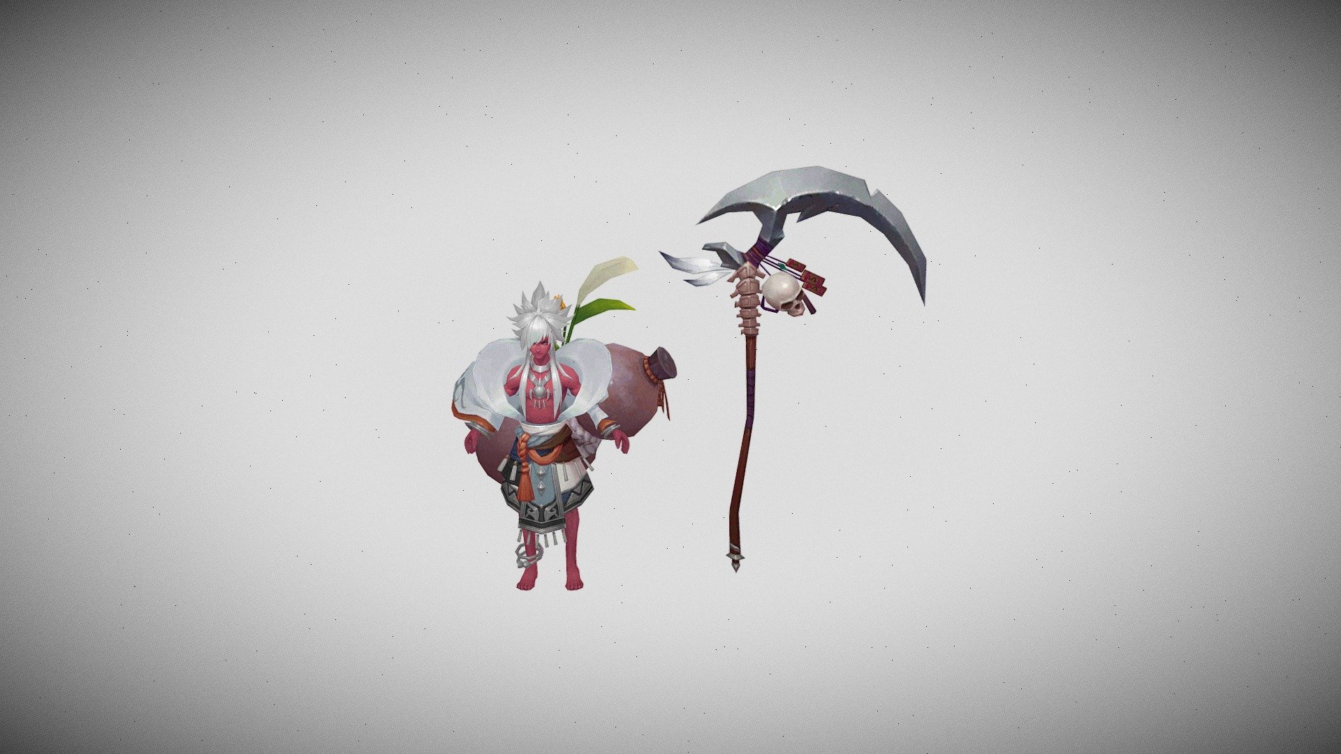 Lowpoly Link character Red reaper - Download Free 3D model by ...