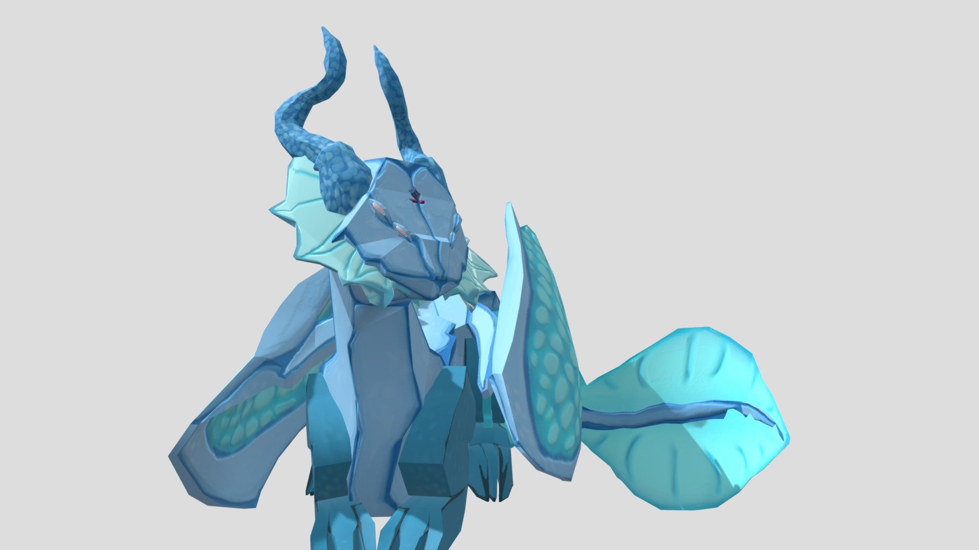 coral_dragon_unsmooth_DK_2019 - Download Free 3D model by FantasyDragon ...