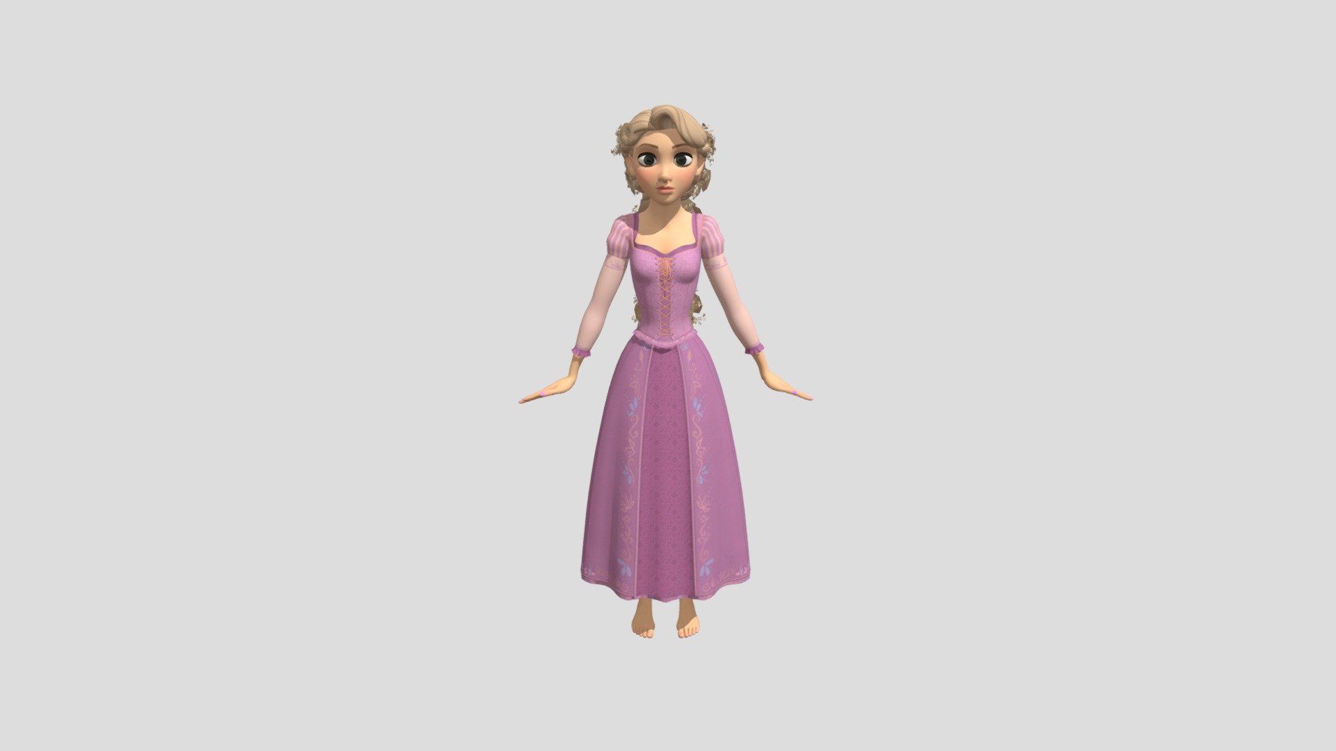 Rapunzel (Tangled 3: The masterpiece (2026)) - Download Free 3D model ...