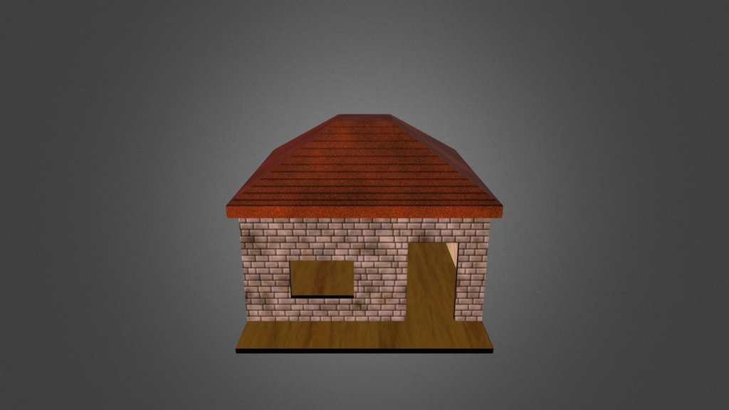Brick House - 3D model by zee470 [3e44e02] - Sketchfab