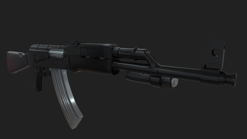 Assault Rifle Downloads - A 3D model collection by Eve Bat Studios ...
