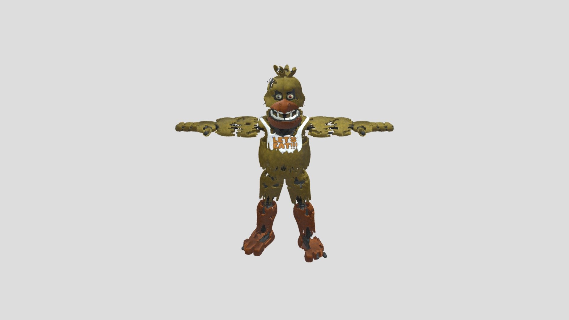 Chica V3 Rigged - Download Free 3D model by dwall8611 [3e4572b] - Sketchfab