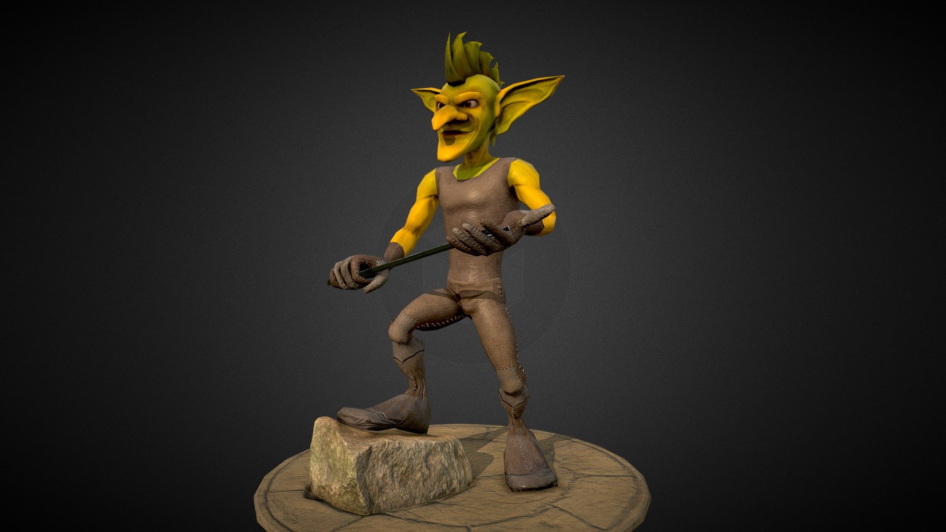 Goblin Thief Character - 3D model by P3D (@PelpesElSabio) [3e4577c ...