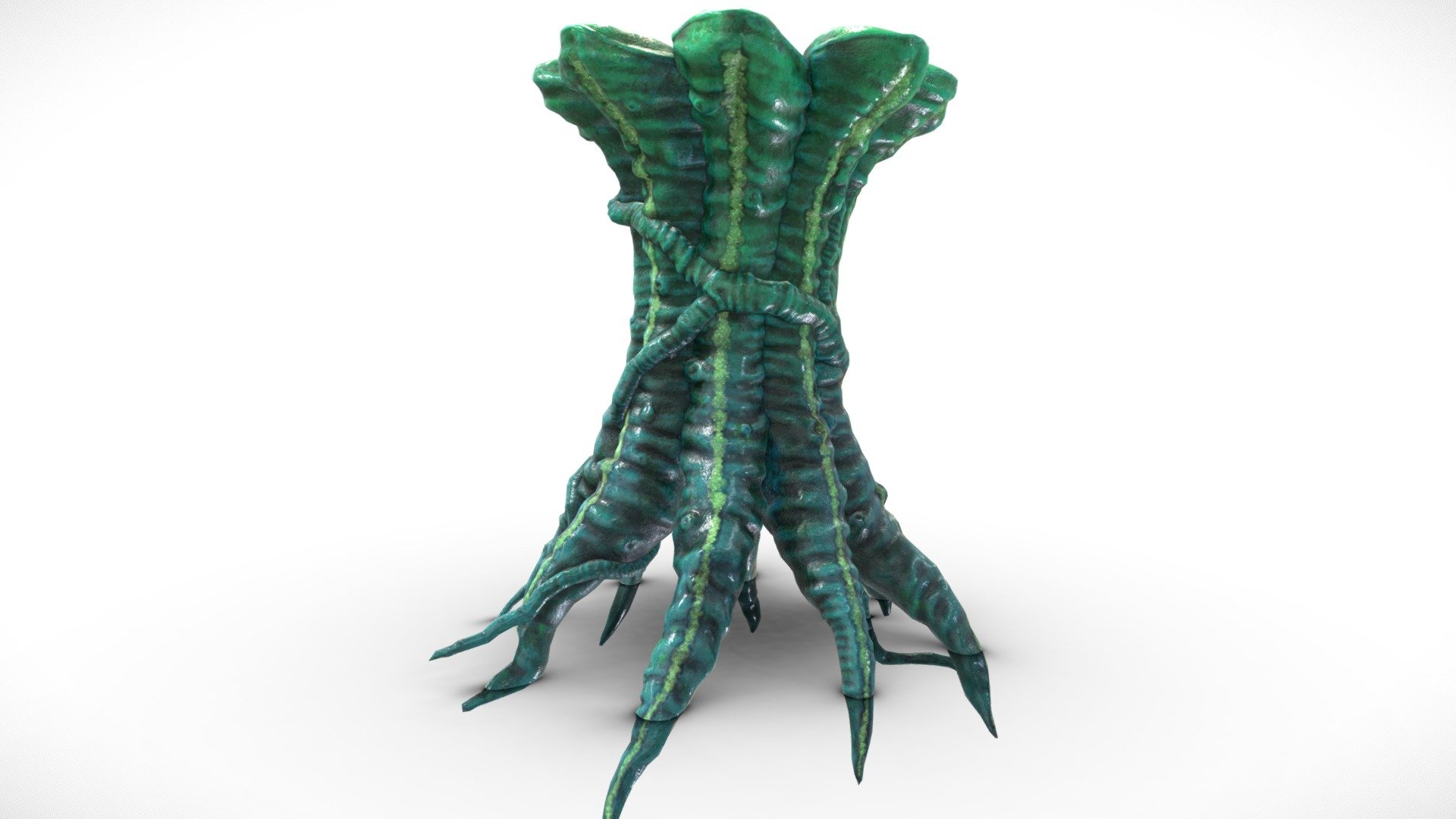 Alien Fantasy Toxic Root Plant Tree - Buy Royalty Free 3D model by ...
