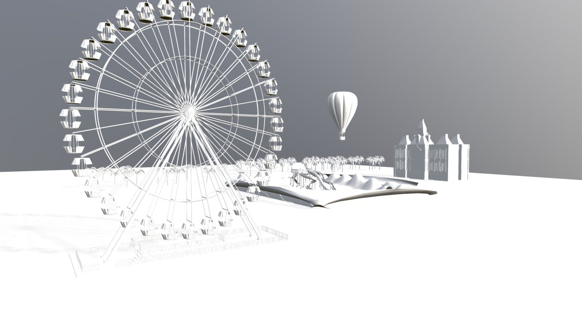 amusement park br - 3D model by yulana.augusta [3e4736b] - Sketchfab
