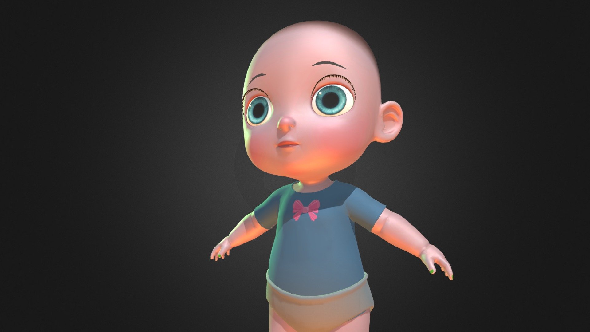 baby - 3D model by zaidi40621 (@xaidi40621) [3e49b0e] - Sketchfab