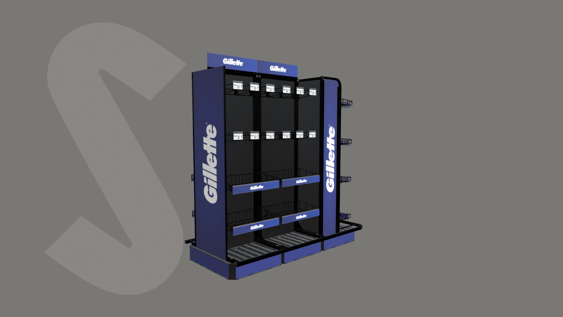 Checkstand Modular P&G - 3D model by Rise Retail [3e4a2cc] - Sketchfab