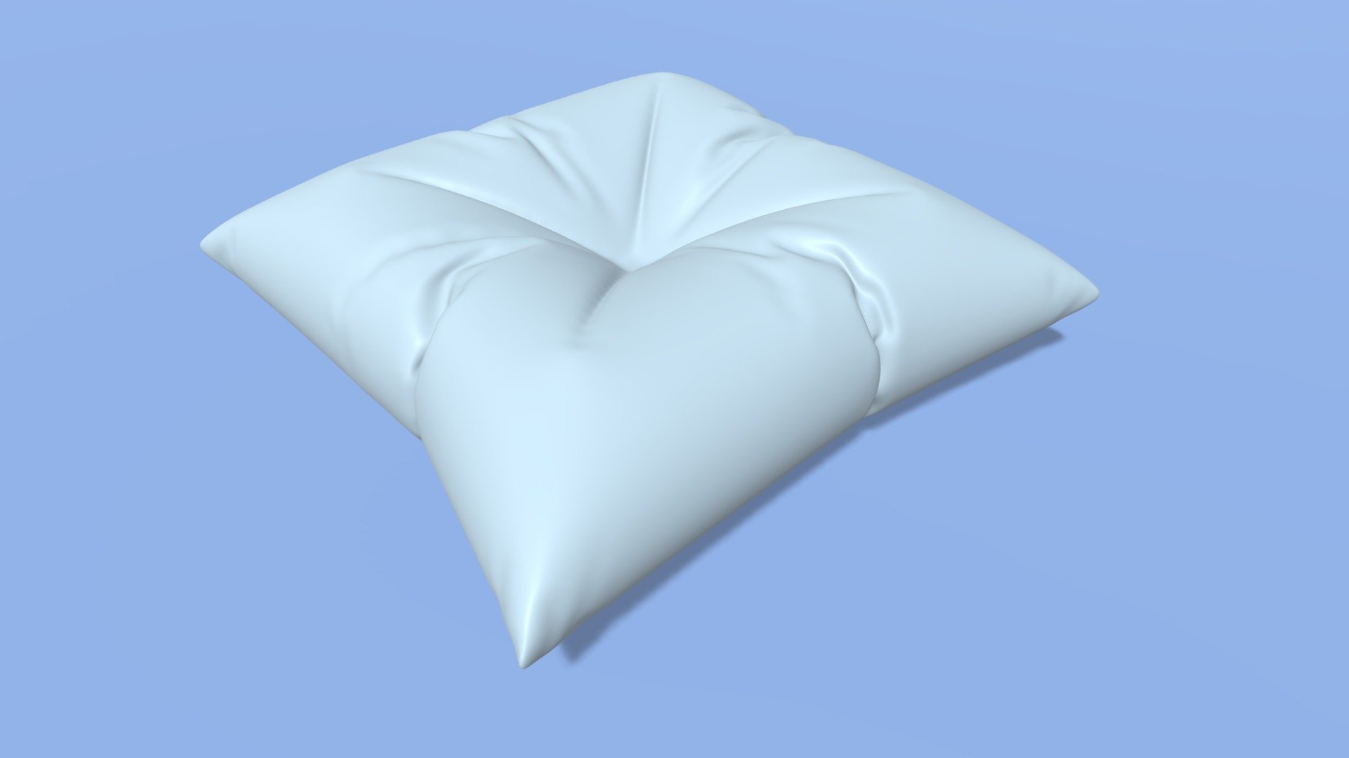 Pillow - Low Poly - 3D model by pipoyes [3e4b180] - Sketchfab
