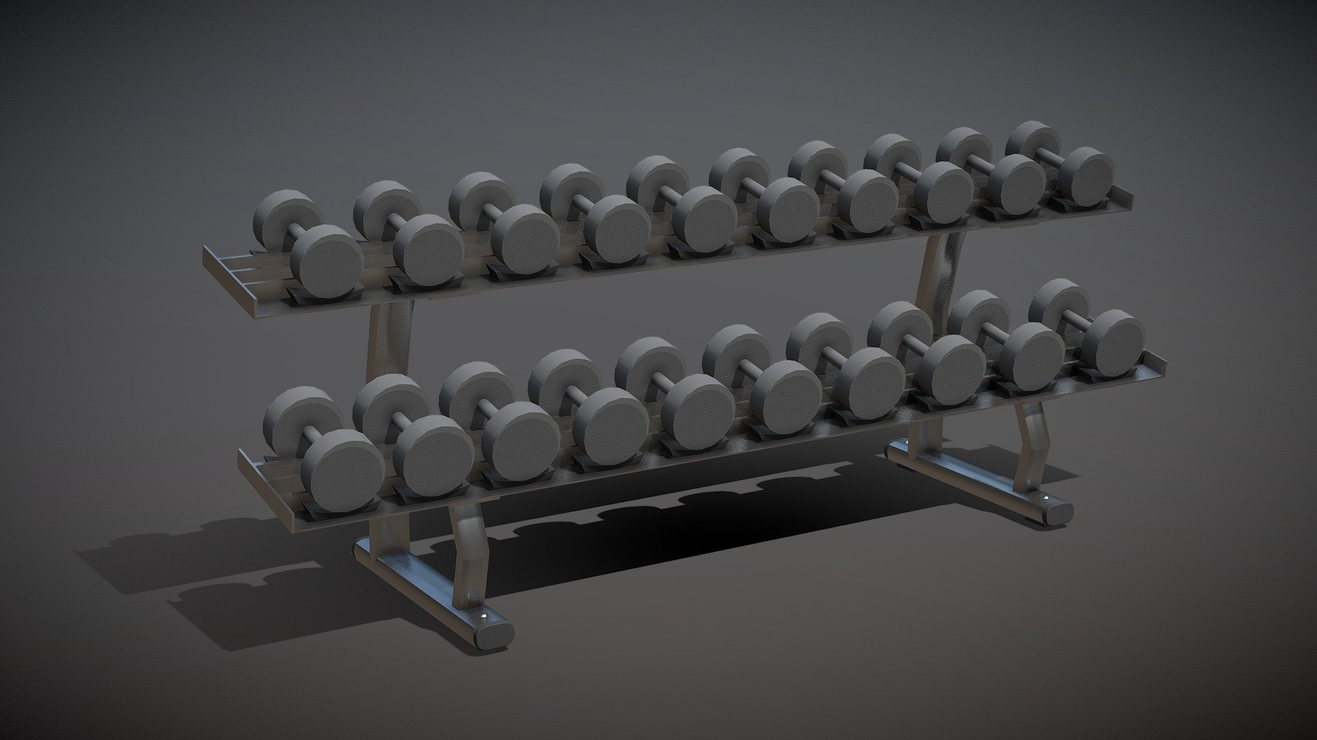Dumbbells trainer - Download Free 3D model by Gerhald [3e4bc9d] - Sketchfab