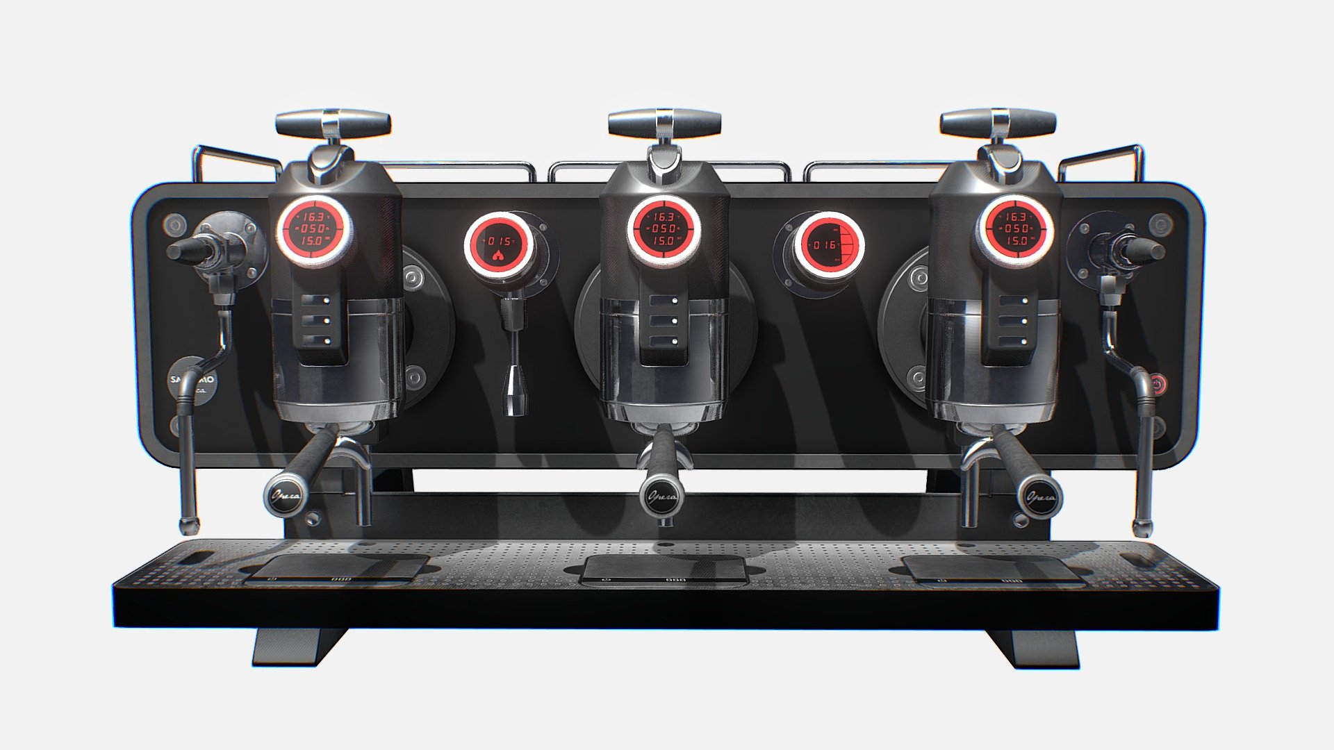 Sanremo Opera Coffee Machines - Download Free 3D model by MozzarellaARC ...