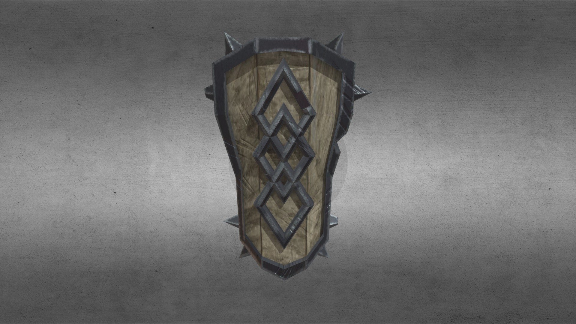 Dark Knight Shield - Download Free 3D model by kanedias (@cgklutts ...
