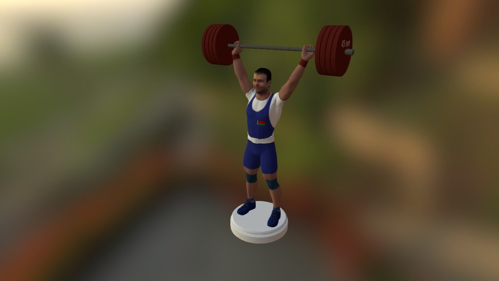 Weightlifter - 3D model by 3dcopyme [3e4e955] - Sketchfab