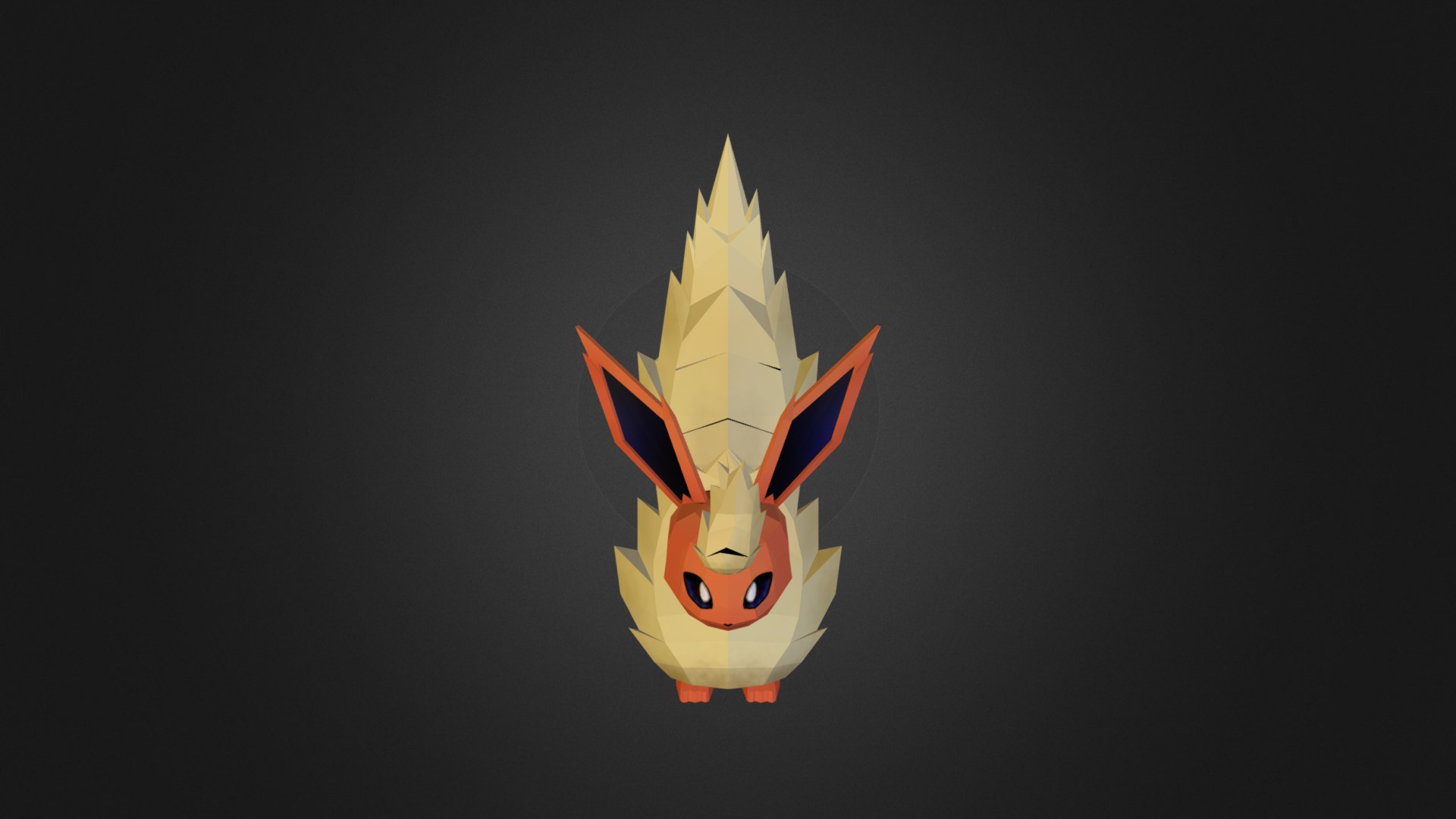 Flareon - 3D model by themidnightmage [3e513dd] - Sketchfab