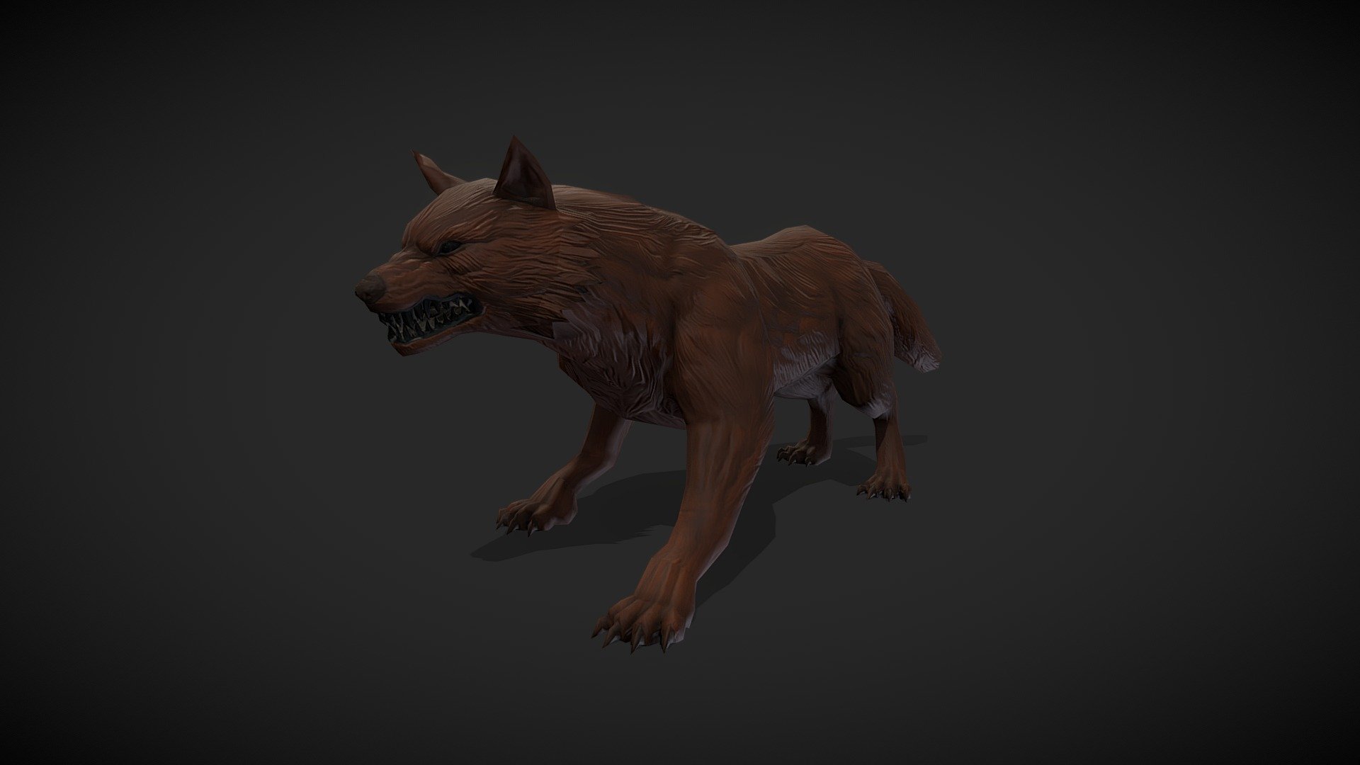 Animals: Wolf - 3D model by Klaudia Naumann (@klaudia_naumann) [3e52c4d ...