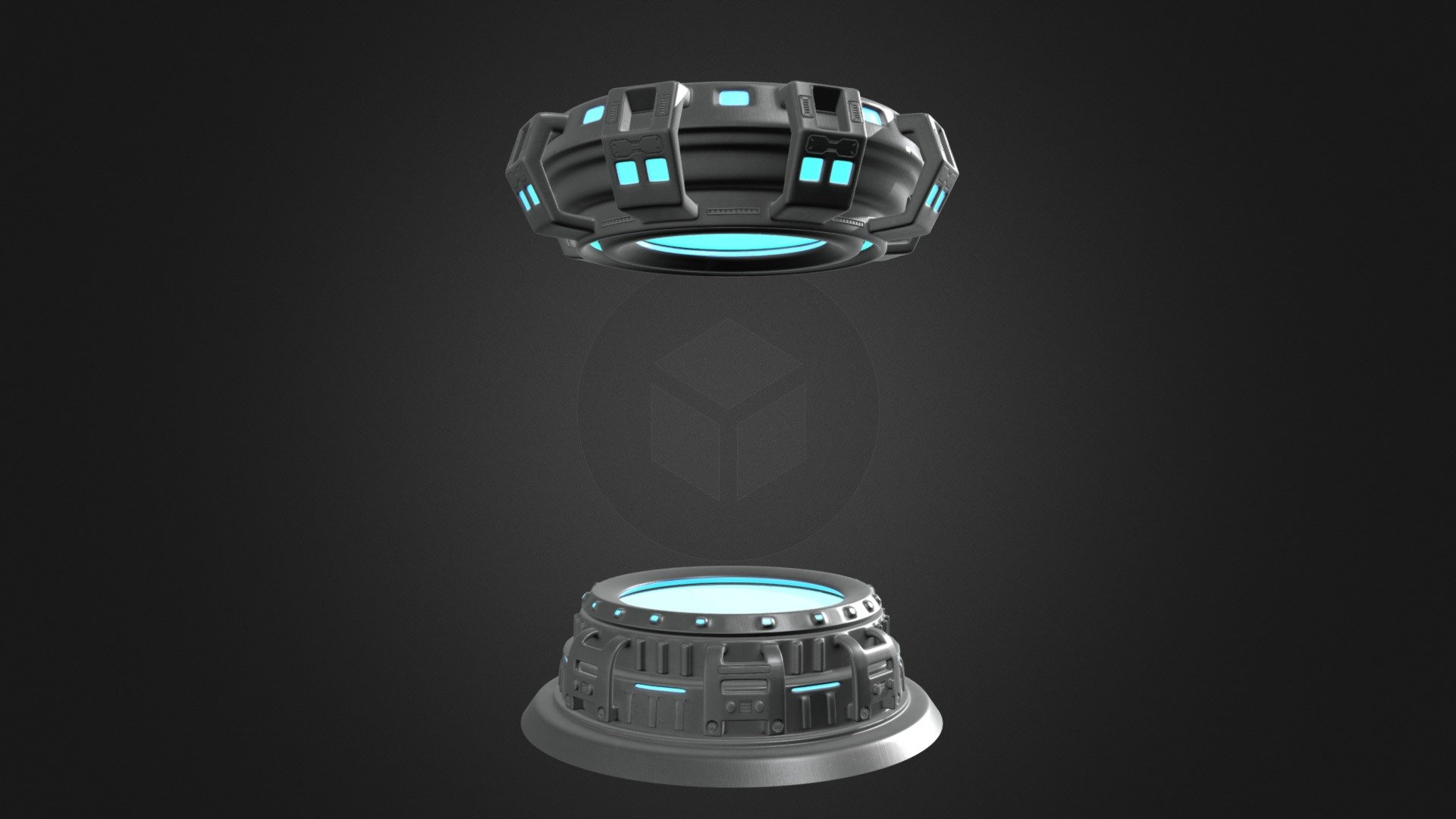Sci-fi platform - Download Free 3D model by dengxiart [3e532b9] - Sketchfab