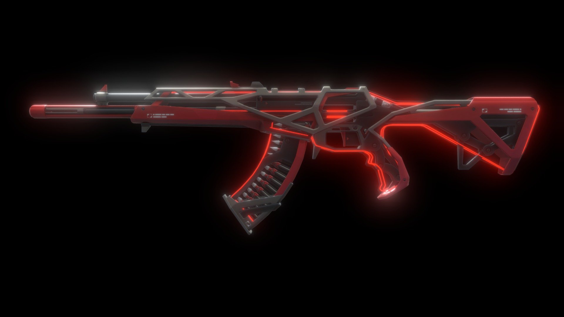 RGX Vandal (Red) - 3D model by ILilMitch [3e53ea8] - Sketchfab