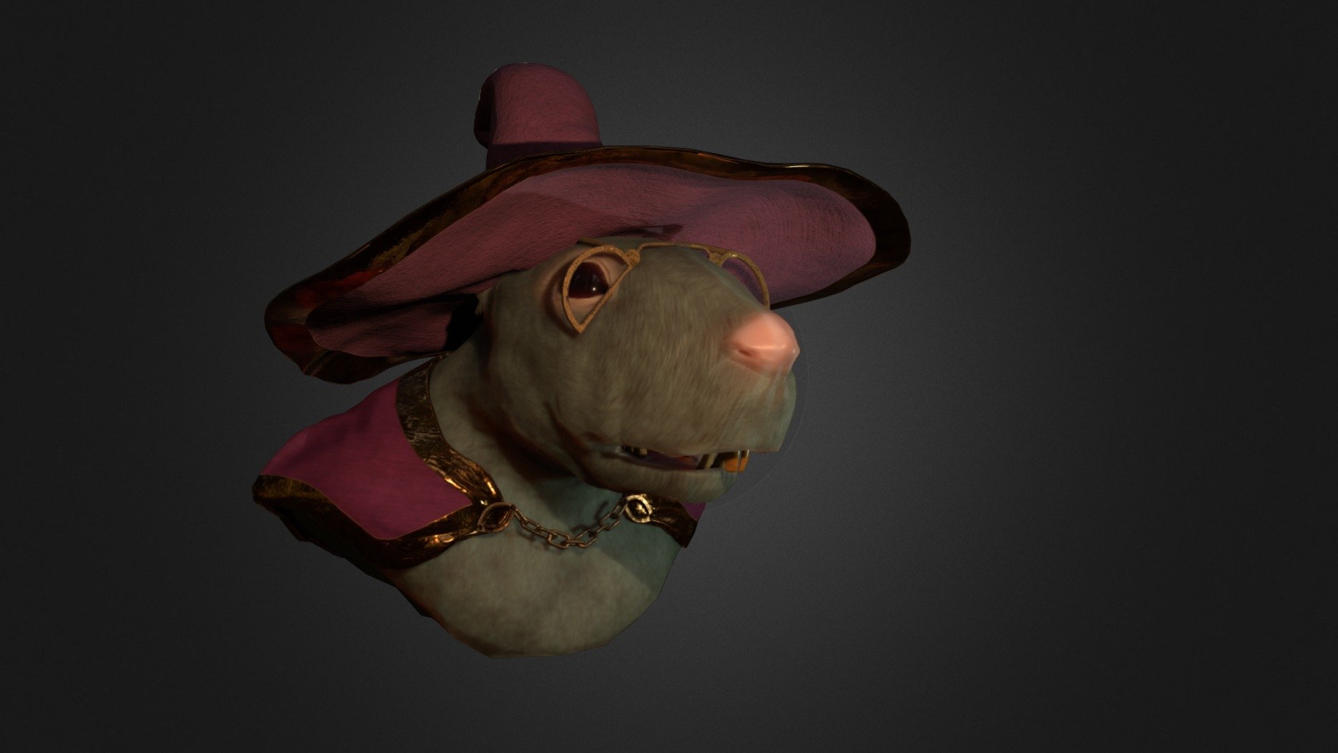 RatWizard_low - 3D model by gamingbillboy [3e53ebe] - Sketchfab