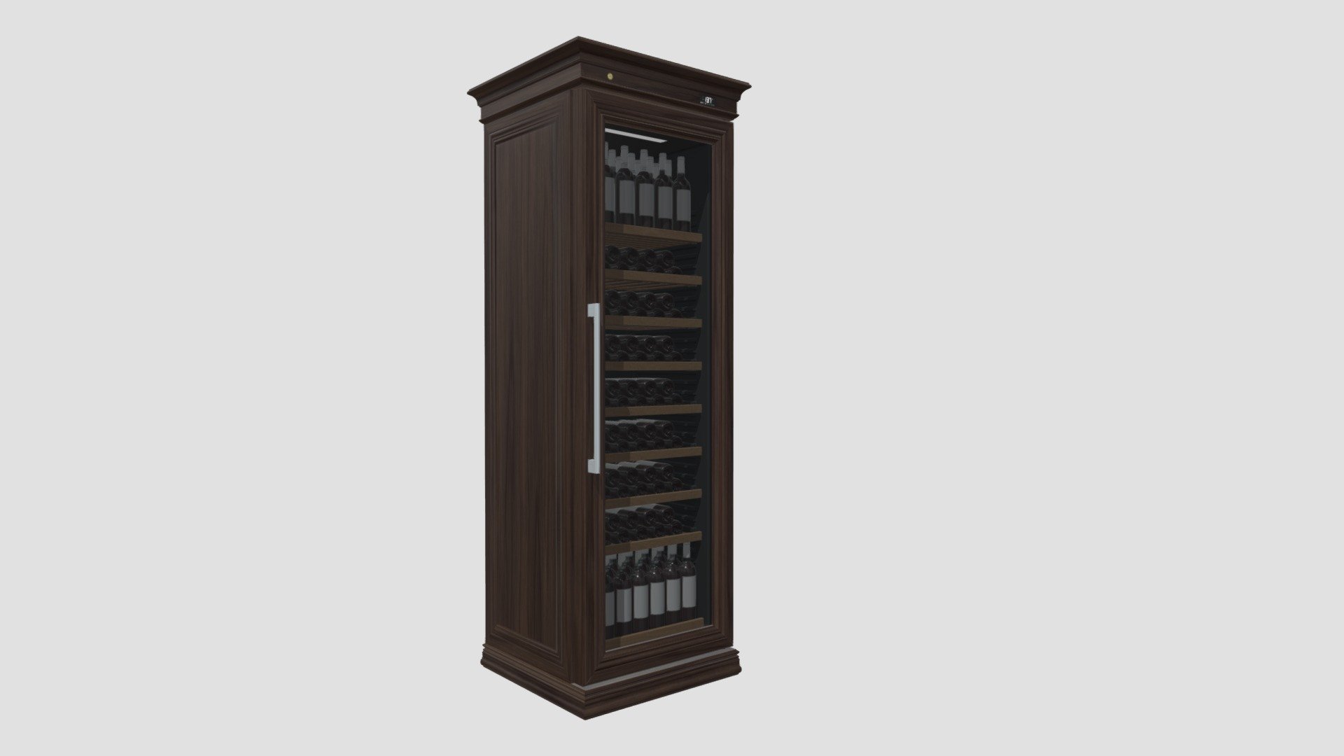 Wine fridge 120 wood - Download Free 3D model by Rustam T (@rust6989 ...