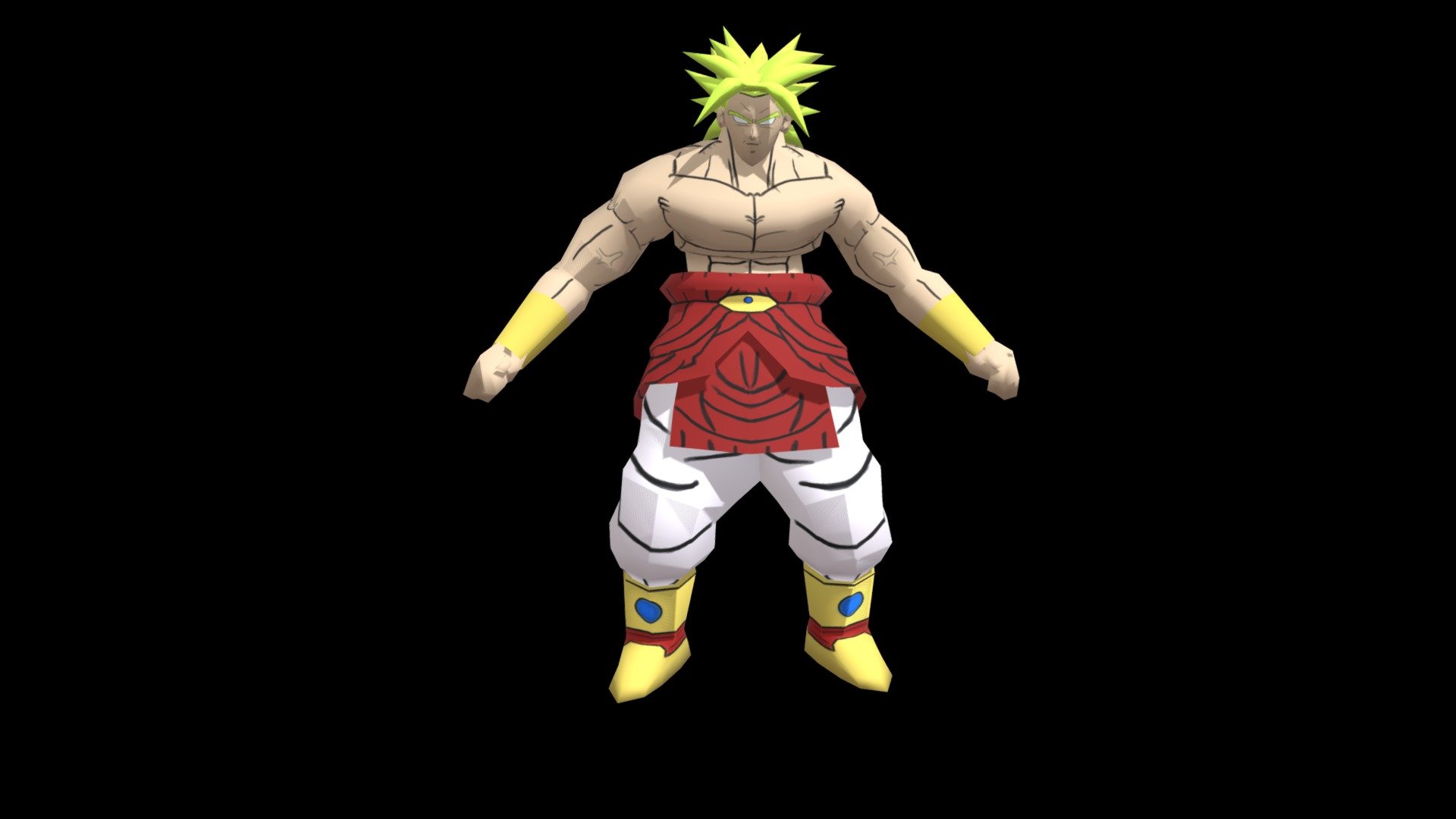 Broly Legendary Super Saiyan - 3D model by Salstar123 (@Syed.Salman ...