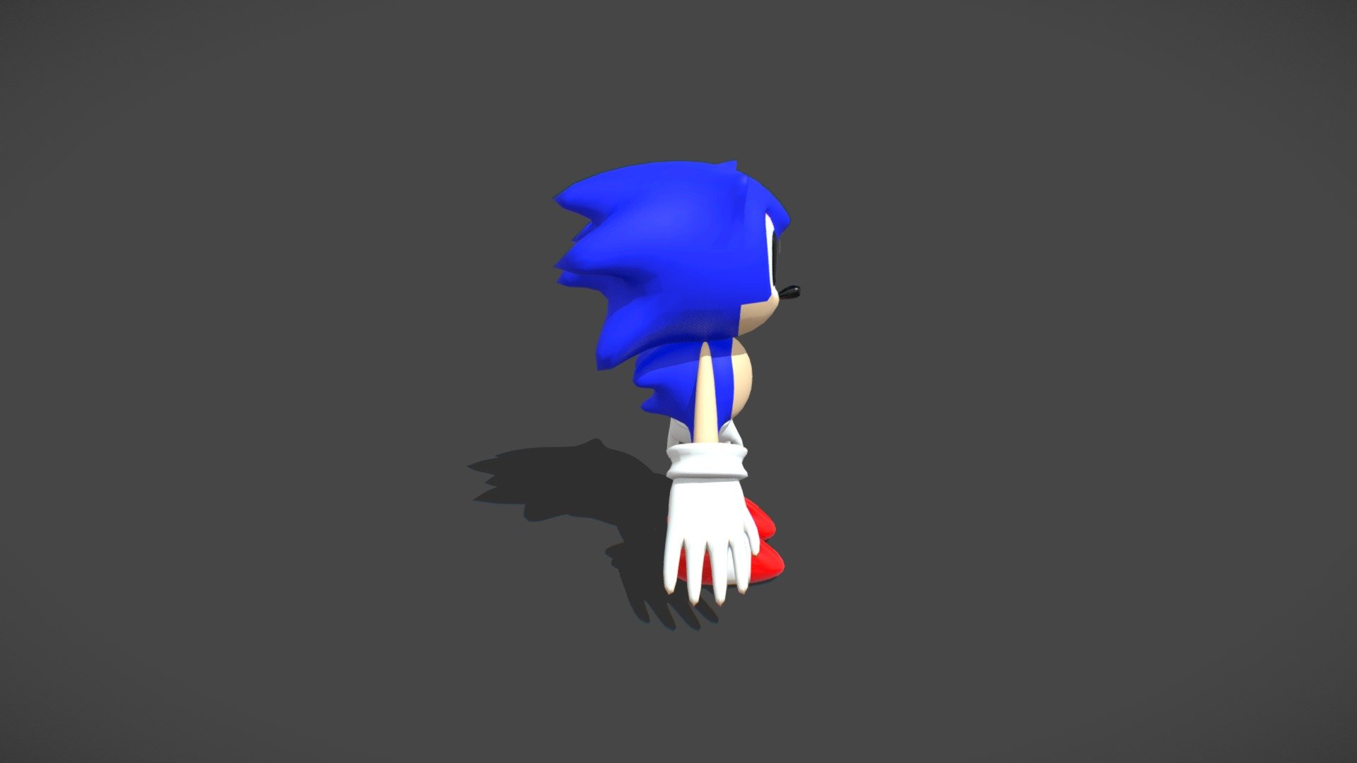 HD SONIC - Download Free 3D model by vale 3d models low poly ...