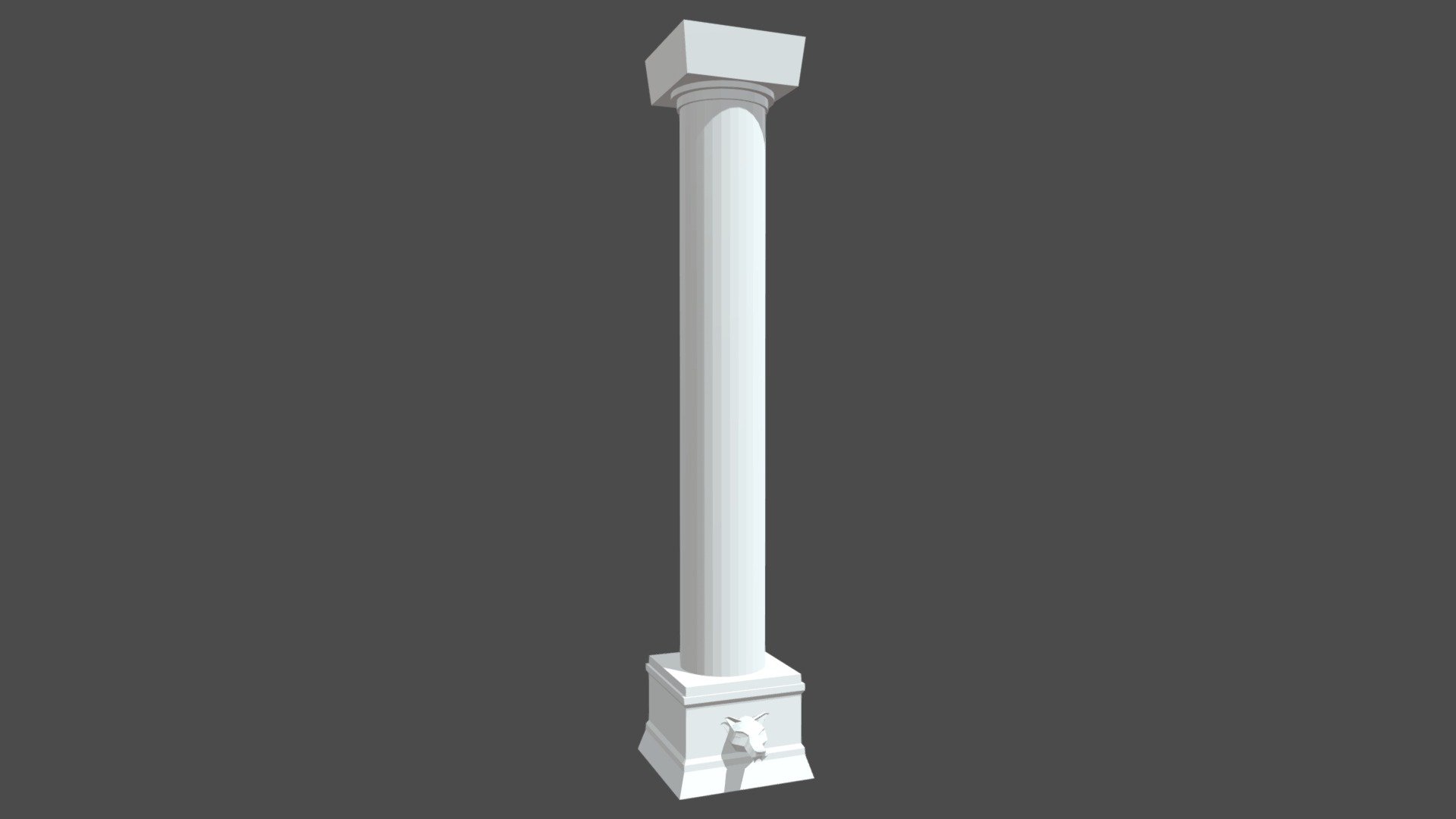 Pillar model for game project - 3D model by Joseph Shanley (@Joeker-Lad ...