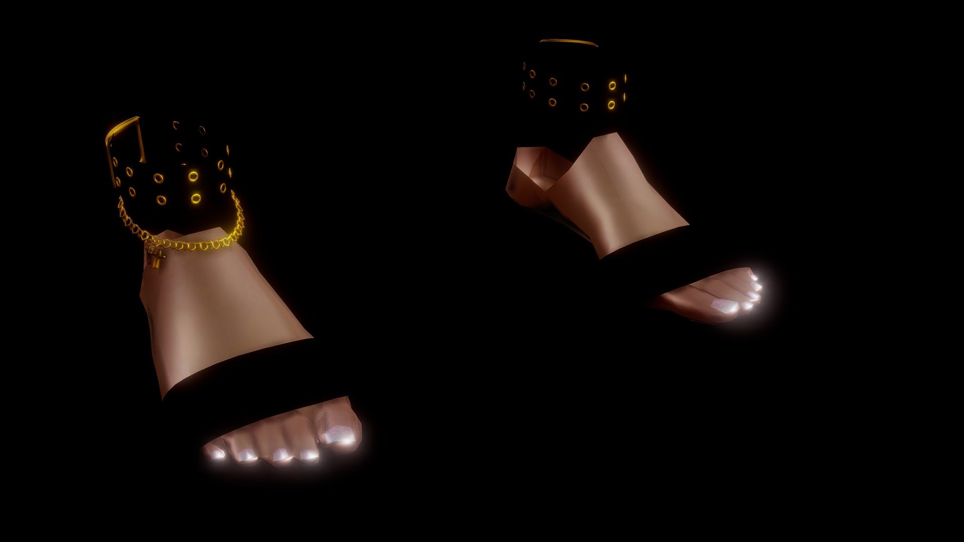 Sandals Model (Rigged for GTA) - 3D model by JuneBug (@Amber.Davey ...