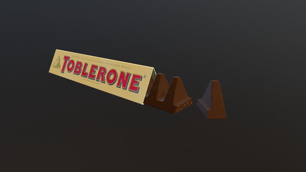 Toblerone - 3D model by Unconid [3e5760c] - Sketchfab