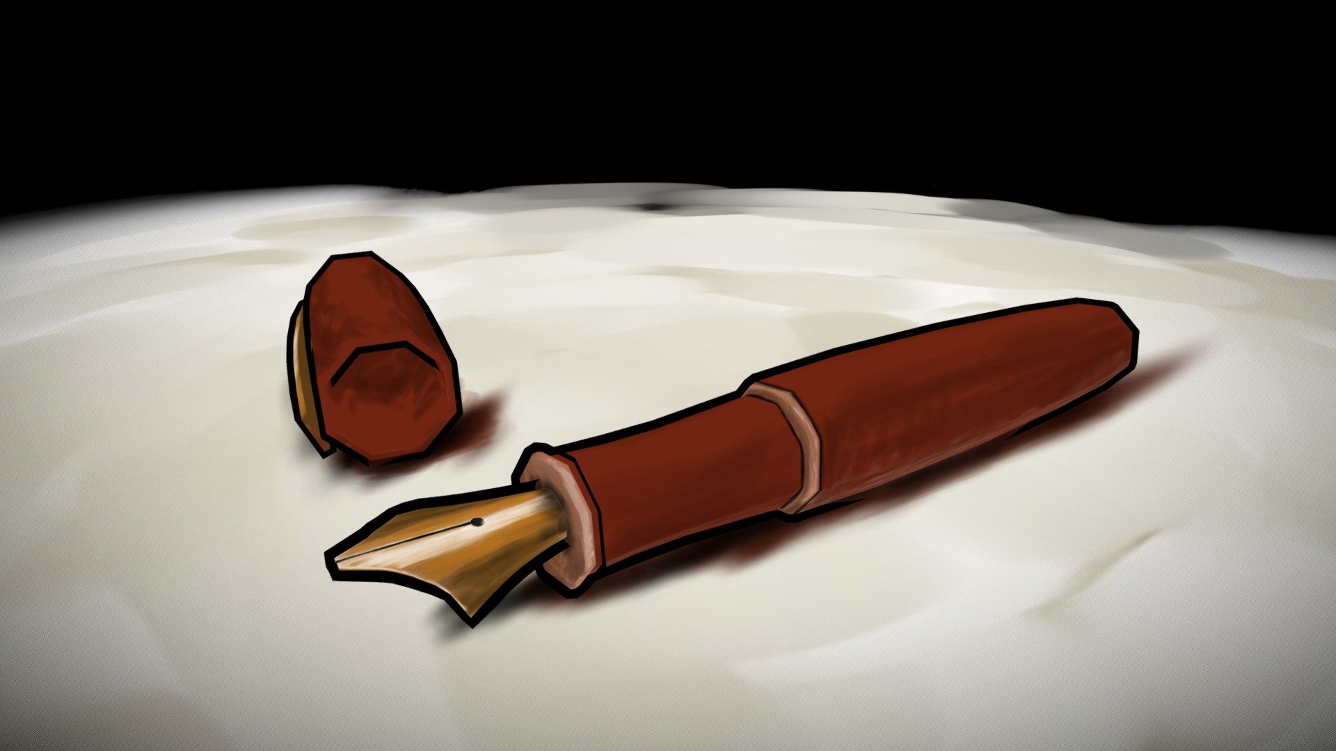 Ink Pen - Download Free 3D model by Michael Obzhigov (@michael_obzhigov ...