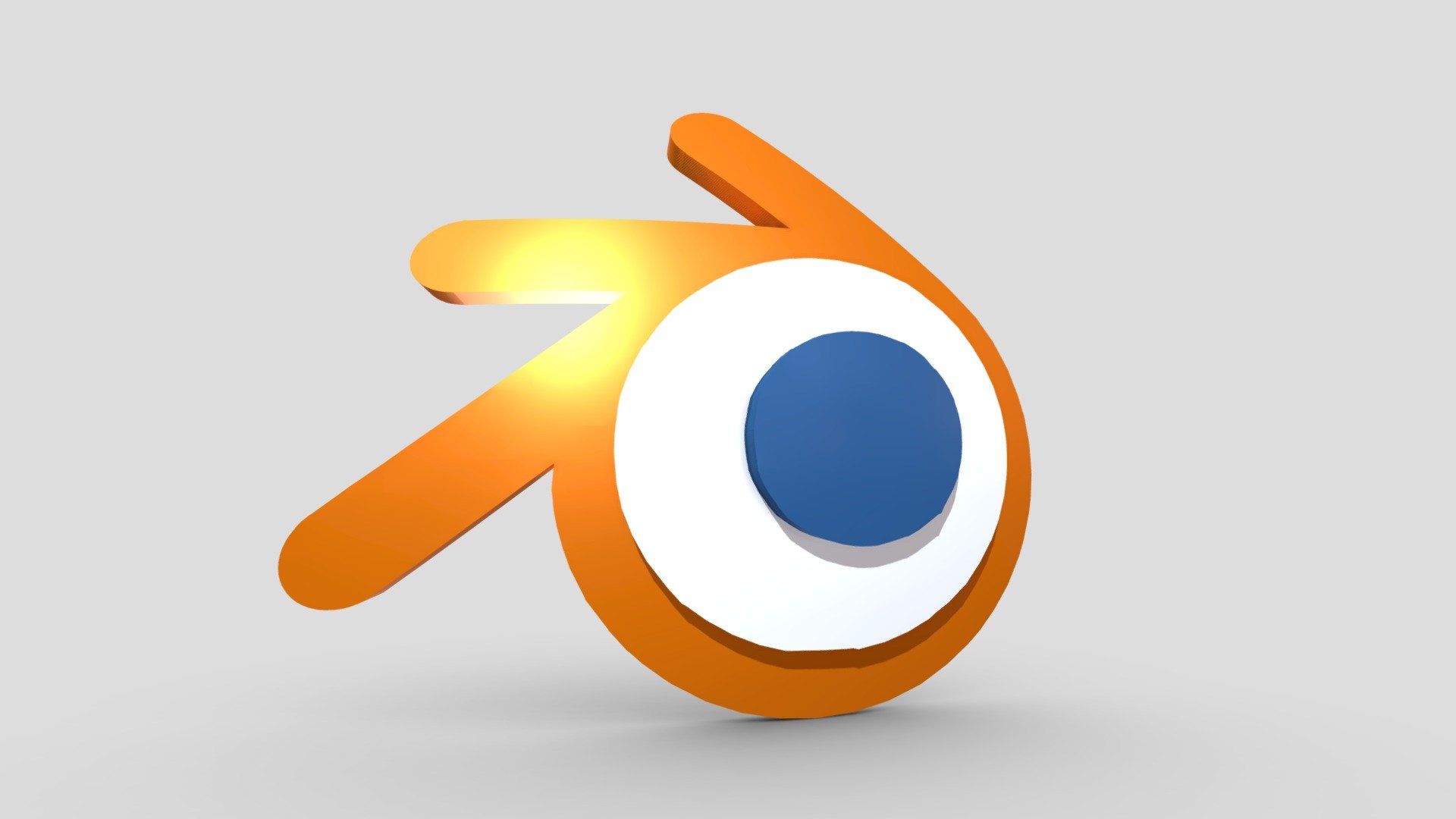 Blender Logo Badge (Rough Version) - Download Free 3D model by Jimmy ...
