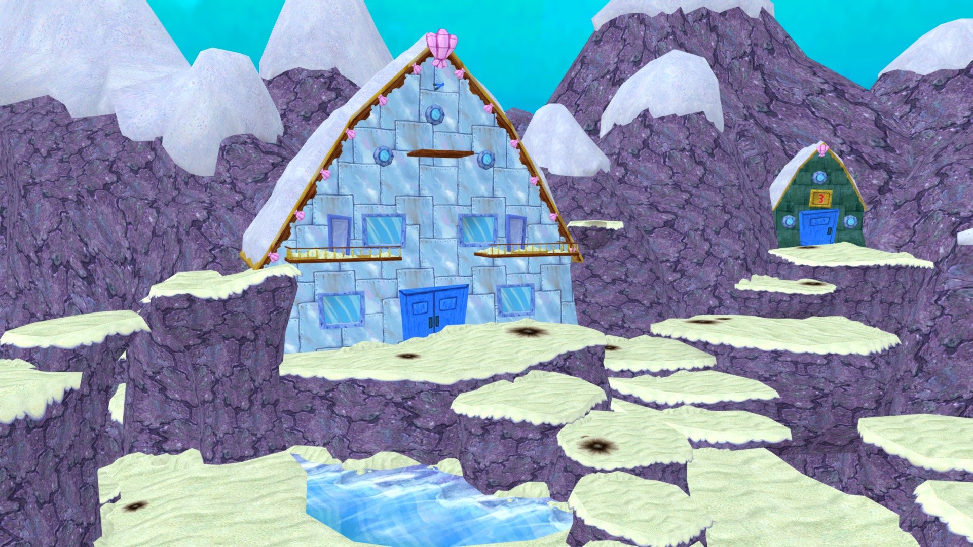 Ski Lodge (Bfbb) GameCube - Download Free 3D model by SMF Features ...