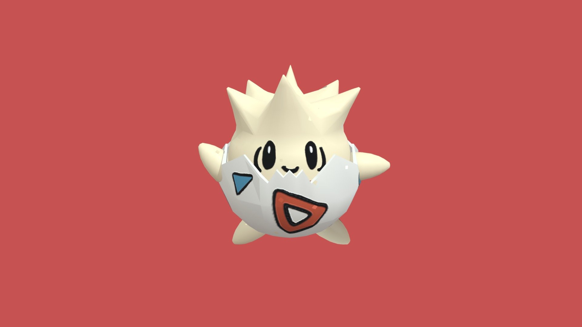 Togepi - Download Free 3D model by kipsville [3e5ce79] - Sketchfab