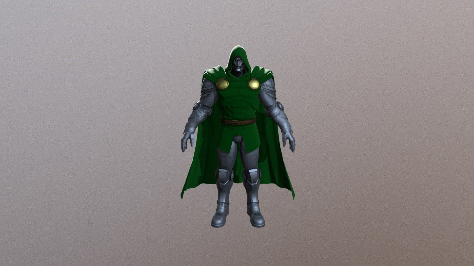 Doctor Doom V1 (Old Model) - Download Free 3D model by Visiion ...