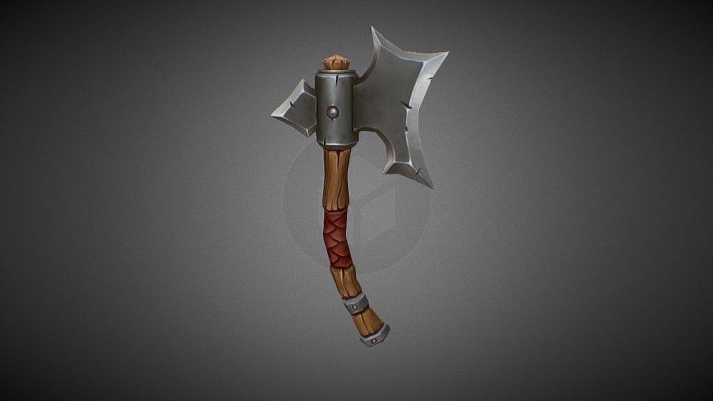 Hand Painted Axe - 3D model by insideitall [3e5d525] - Sketchfab