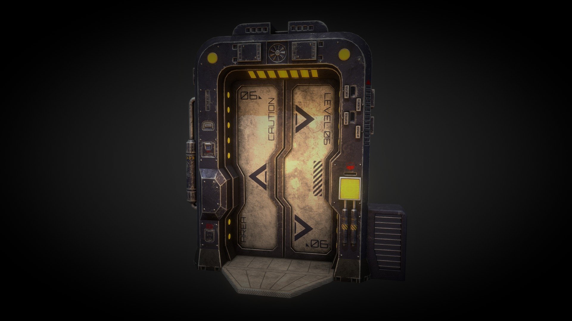 Space Station Door - 3D model by Austin Cain (@AustinCain) [3e620f0] - Sketchfab