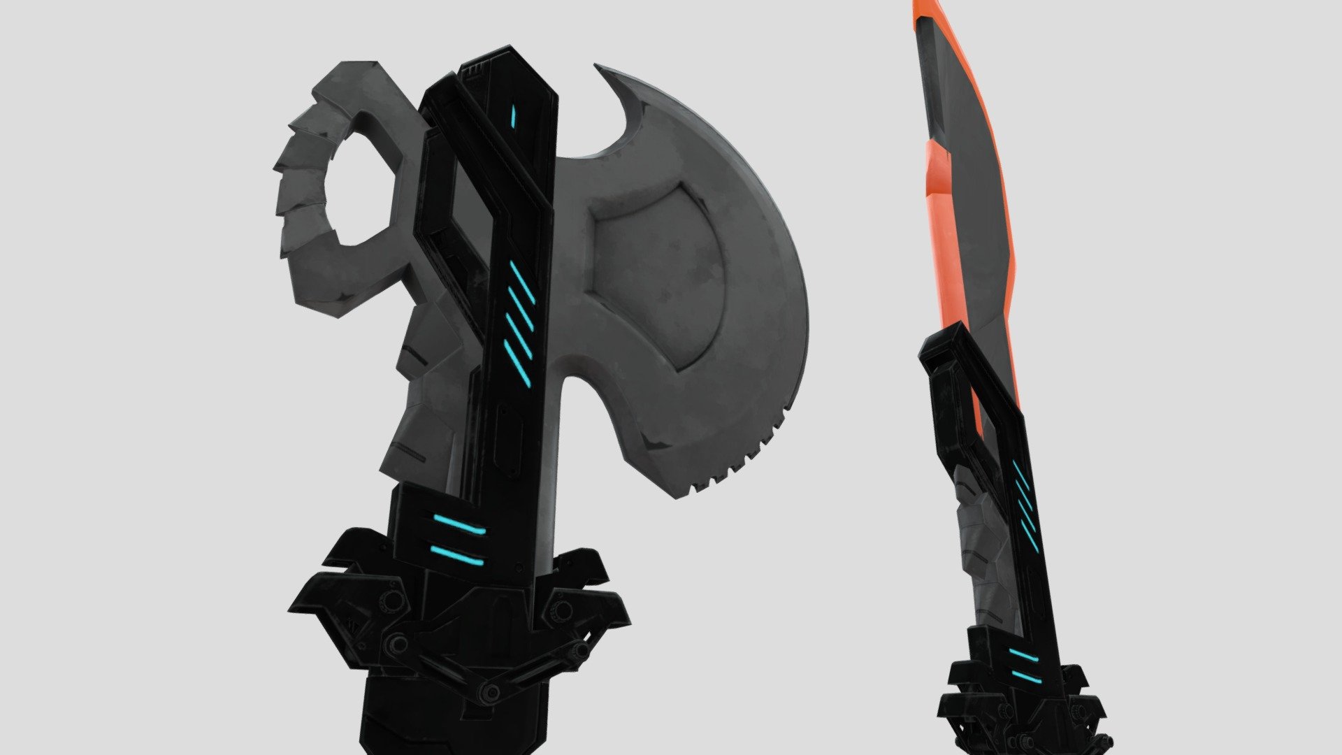 ROTB Optimus Prime Weapons (BLENDER) - Download Free 3D model by D4U2 ...