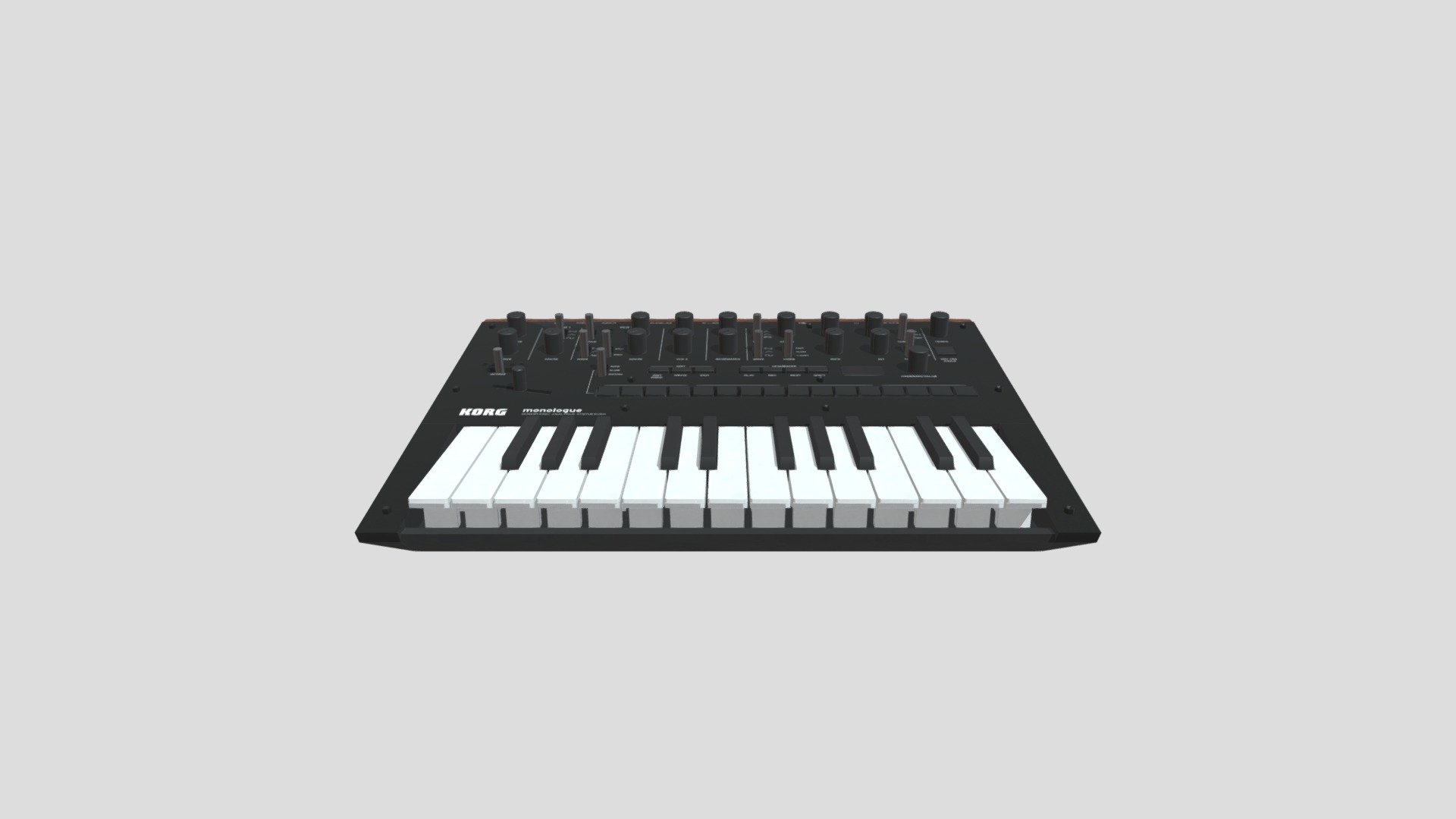 Korg Monologue - 3D model by becktimmermann [3e6377c] - Sketchfab