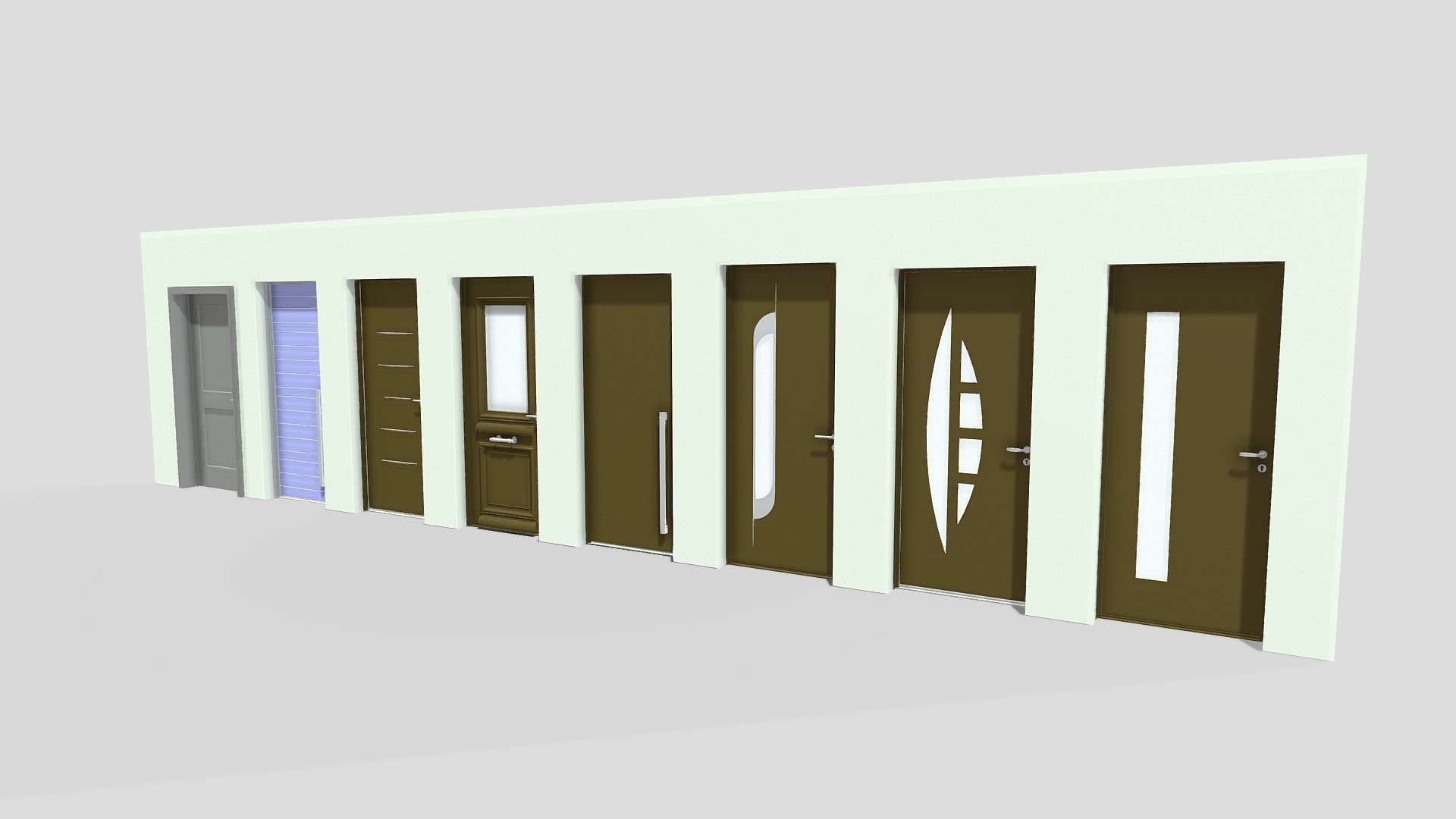 8 Doors Collection - Buy Royalty Free 3D model by Drone5 [3e638d2 ...