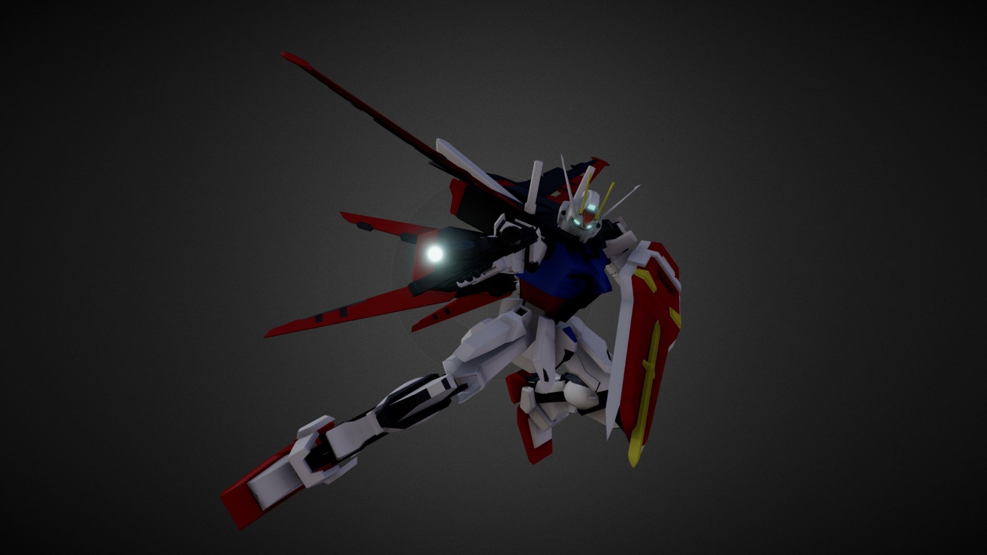 Strike Gundam - 3D model by Innamul Hassan (@innamuul) [3e63e6e ...