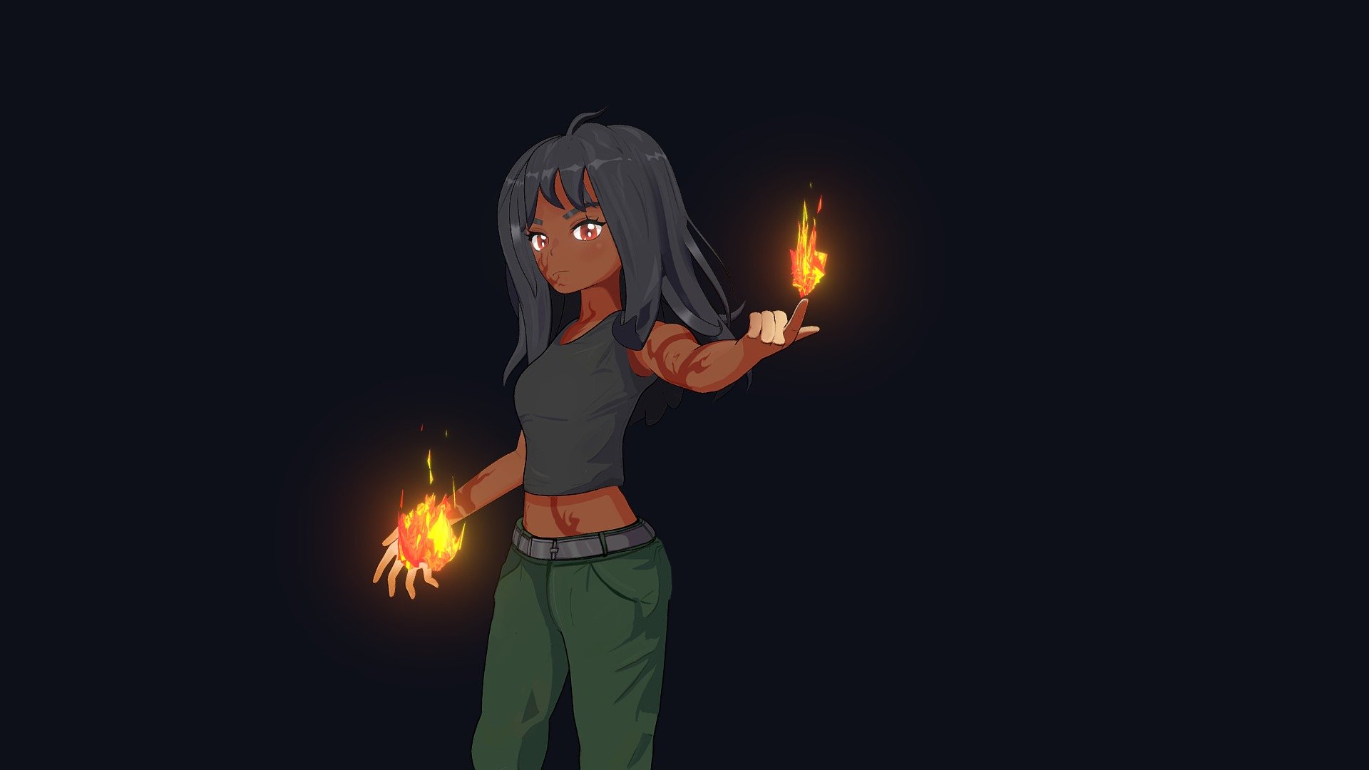 Val Anime Girl - Download Free 3D model by DrewBurger [3e656be] - Sketchfab