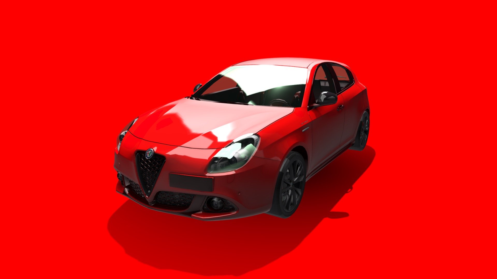 Alfa Romeo Giulietta - Download Free 3D model by Mona x Supercars ...