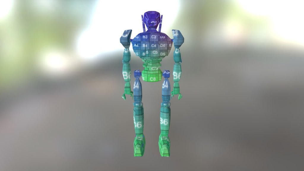 UV Map Robot2 - 3D model by ConnorDavidson [3e65dd5] - Sketchfab
