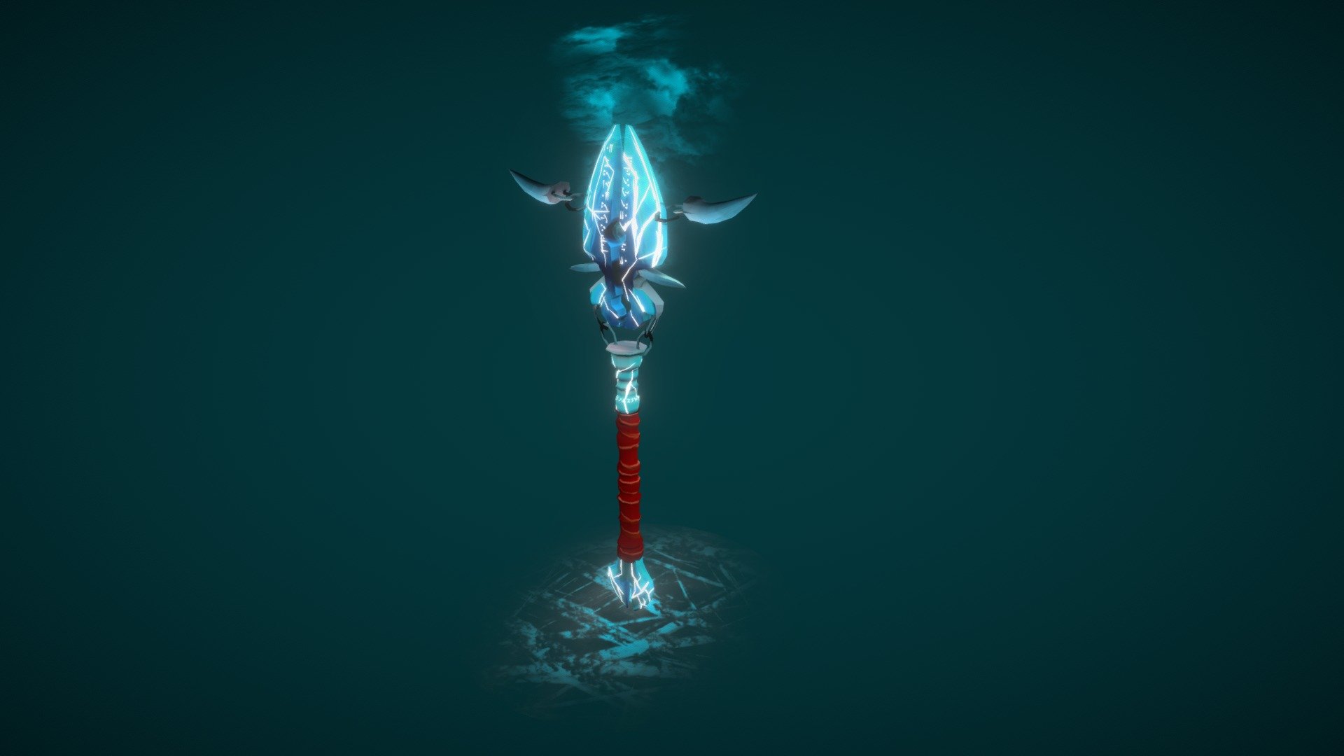 IceStaff-TimHuysentruyt-WeaponcraftDesign - 3D model by Tim.Huysentruyt ...