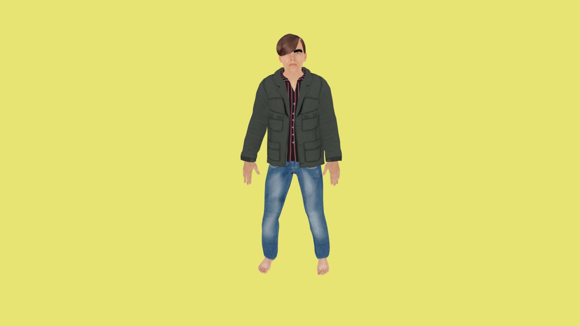 Middle Age Man | Rigged & Animated | FREE - Download Free 3D model by ...