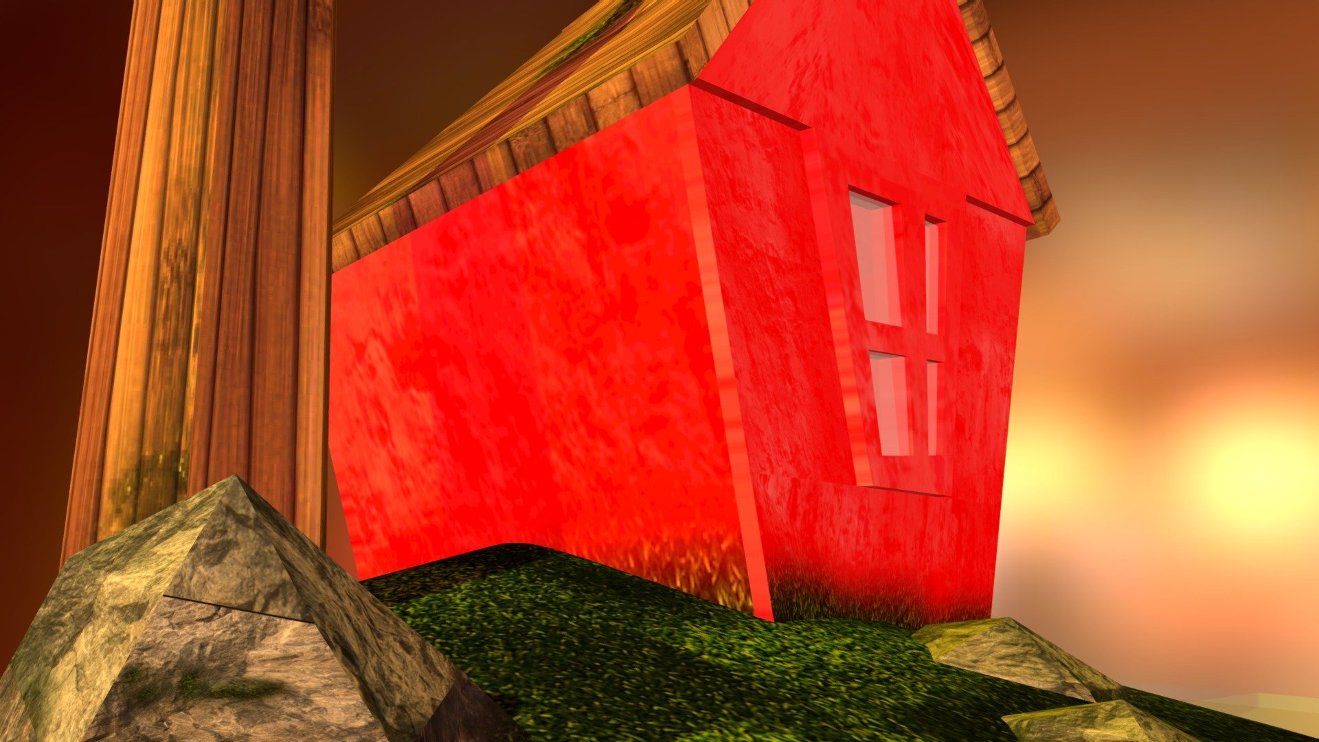 Red House - 3D model by emily11250 [3e6630a] - Sketchfab